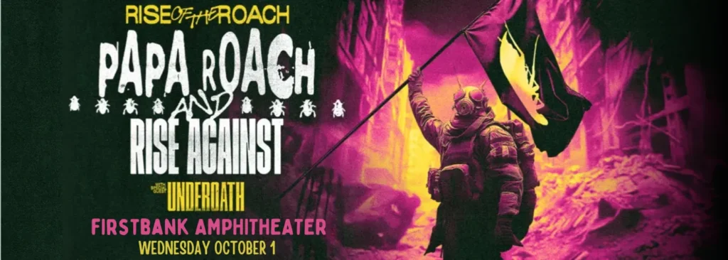 Papa Roach & Rise Against Tickets | 1st October | FirstBank Amphitheater